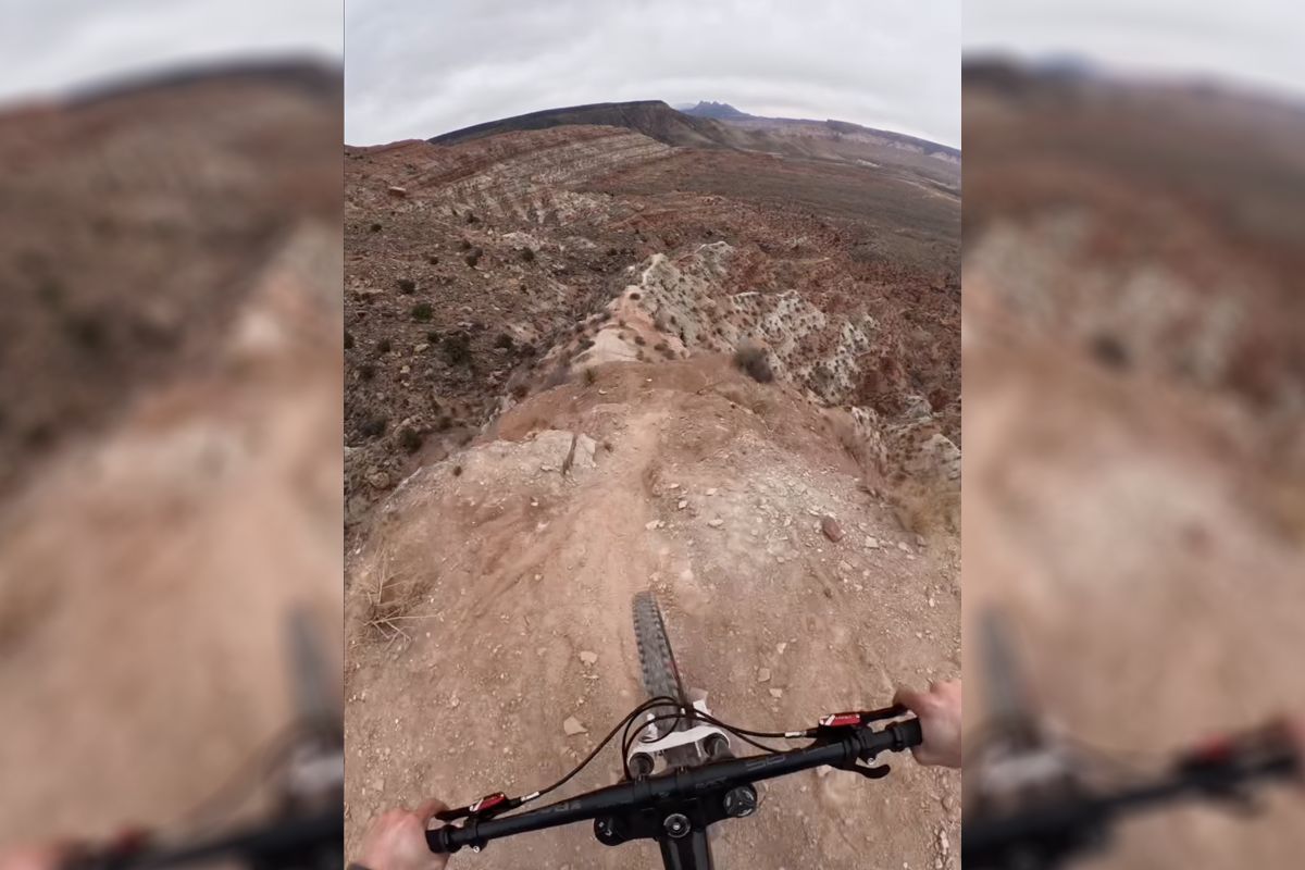 Ohio's Reed Boggs Takes A Cold Lap Down Utah's Most Famous Trail