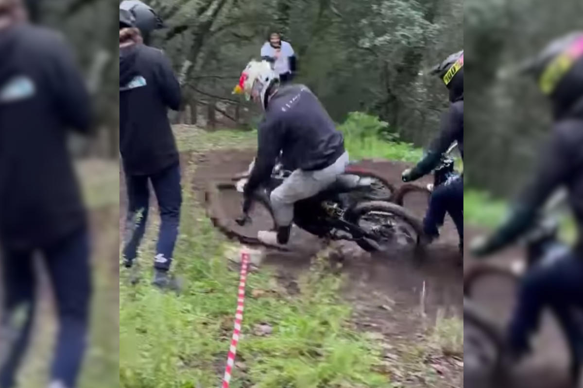 Downhill Champion Loic Bruni Shines In Surron Race