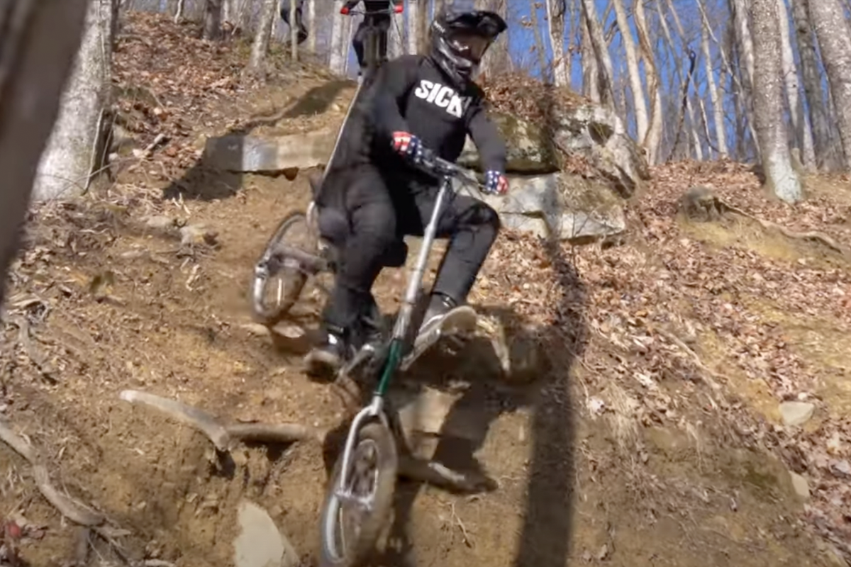 Rider Adds An Even Greater Level Of Difficulty To Windrock Bike Park