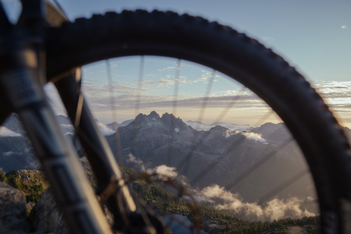 A First Mountain Biker to Ride Down Vancouver Island's 5040 Peak