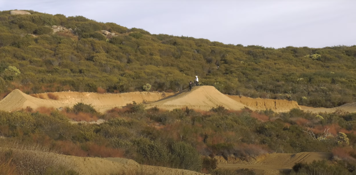 Pro Freeride Mountian Biker and Olympic Motocross Rider Shred the ...