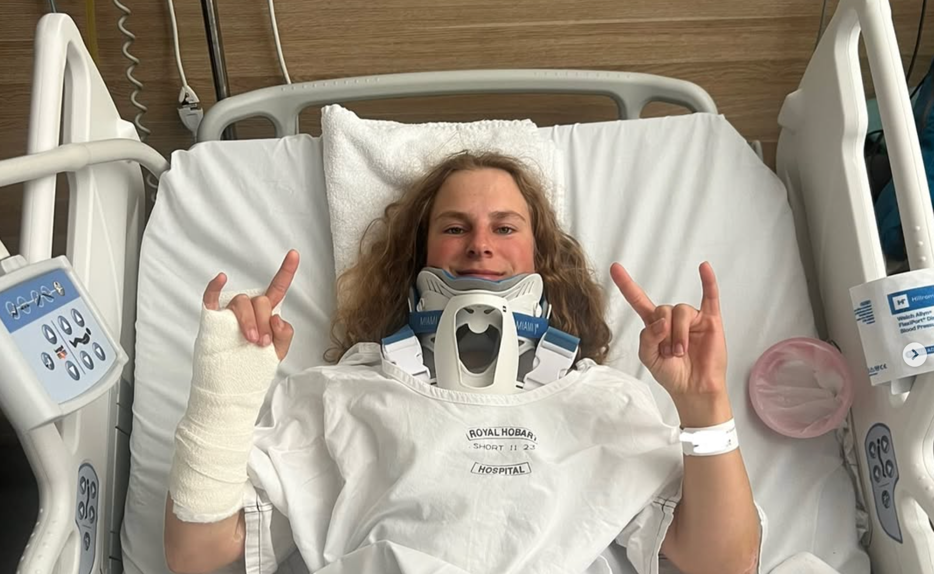 Erice van Leuven Recovering After Serious Hardline Wreck - BikeMag