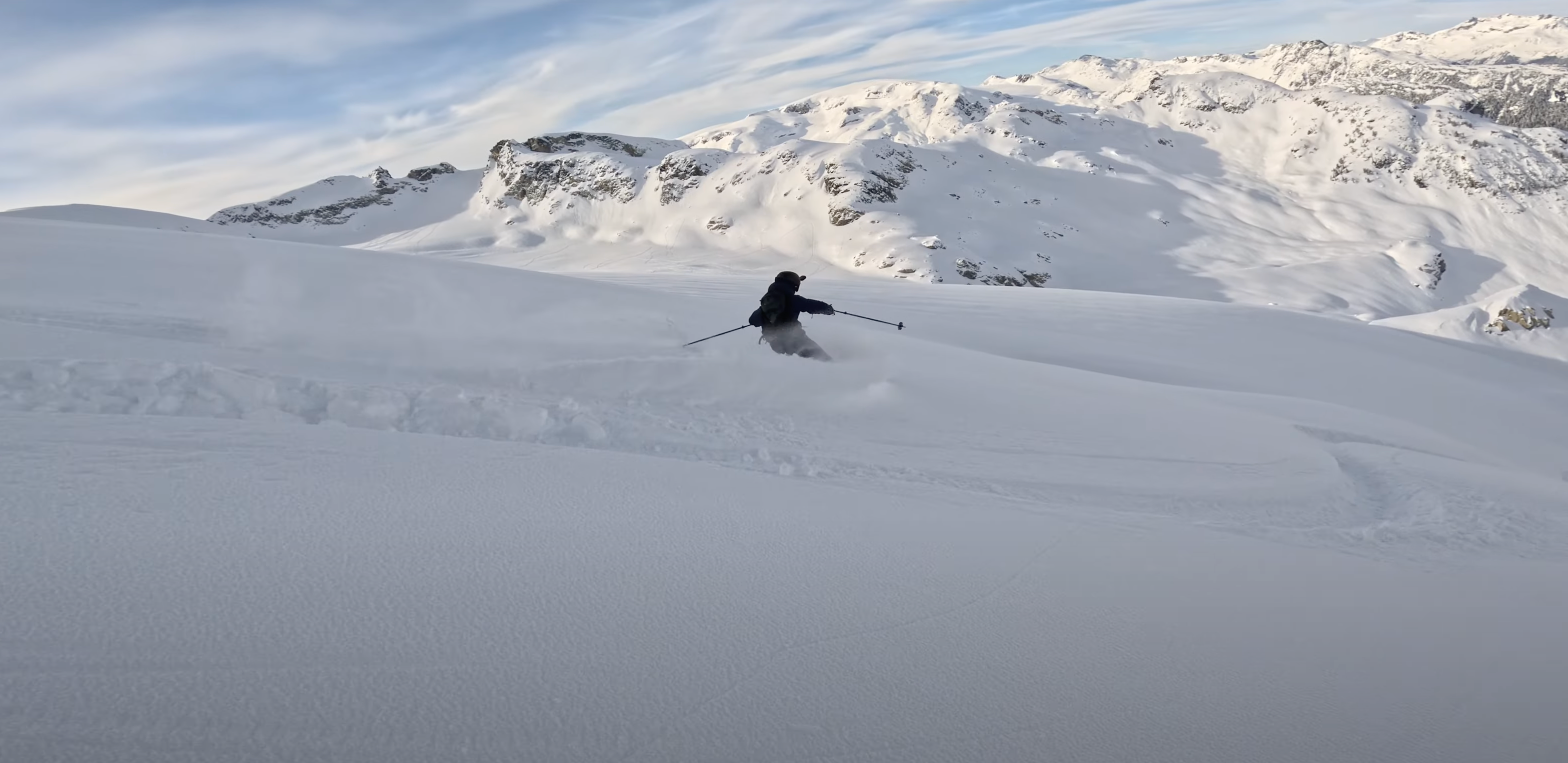 Pro Mountain Biker Joins Pro Skier for a Day of Heli-Skiing in Whistler