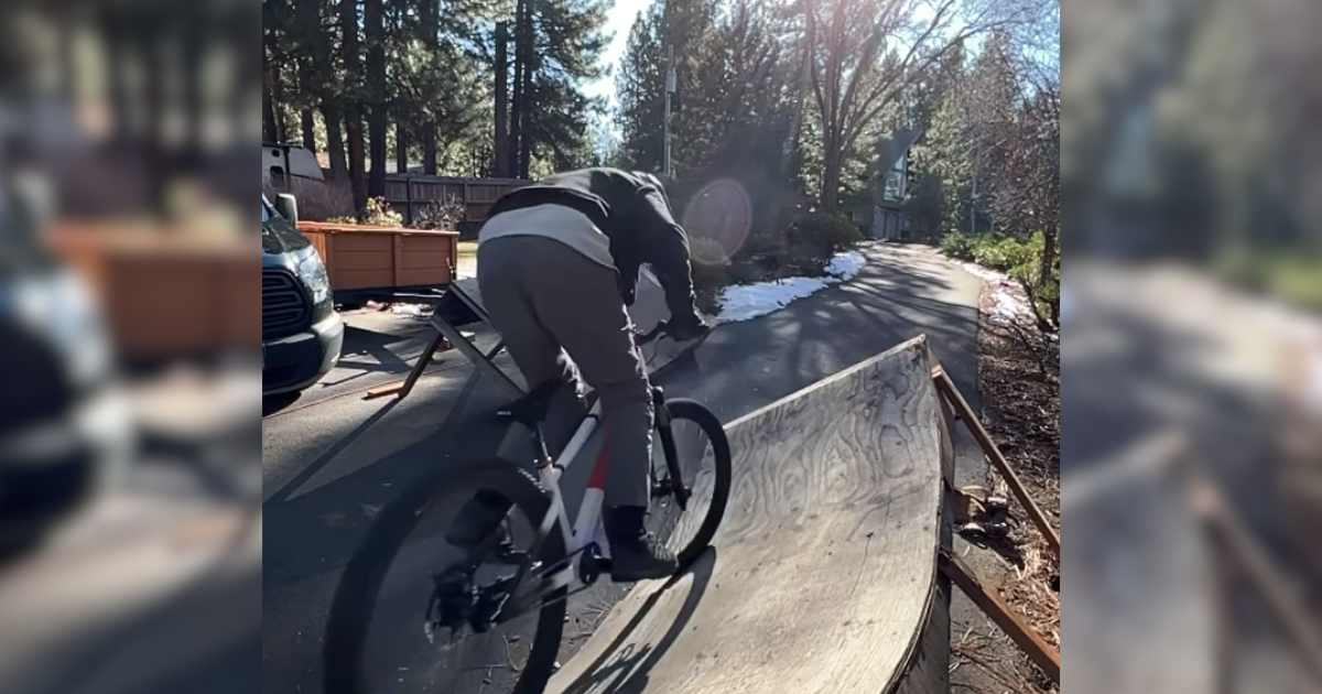 Pro Rides Wooden Berm Backwards - BikeMag