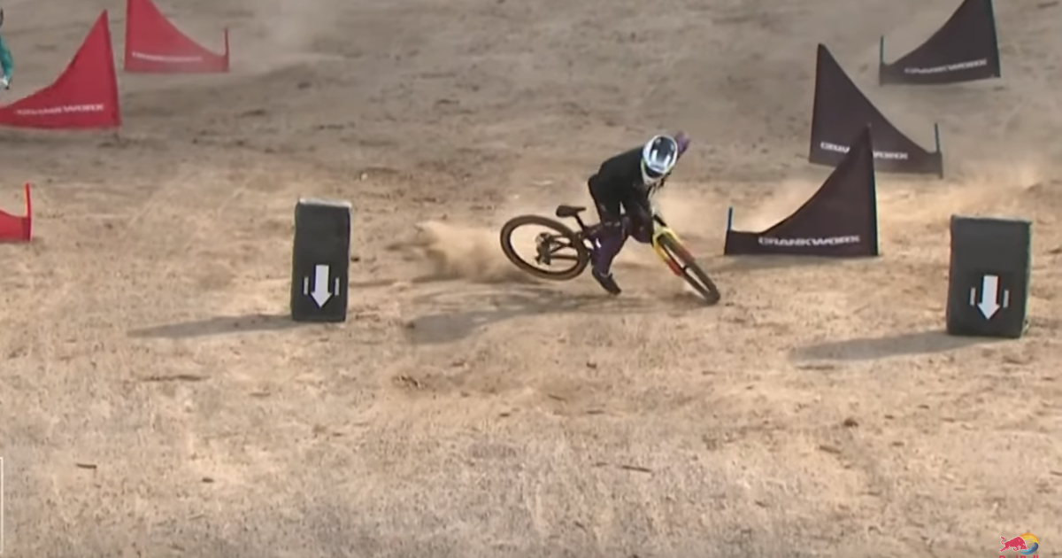 Martha Gill Sacrifices Body To Somehow Snake Around Final Gate - BikeMag