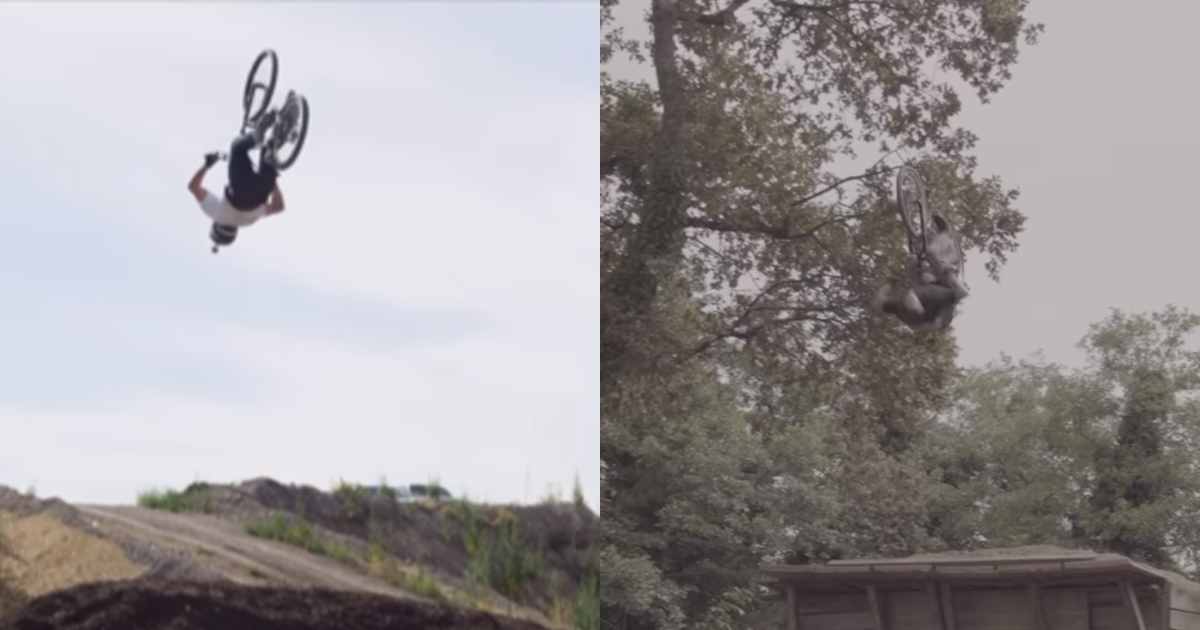 Frenchman Lands Mind-Blowing Trick For First Time In Mountain Biking History, Or Did He? - BikeMag