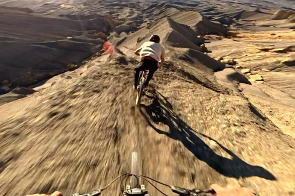 Rider Shares Incredible POV Of Freeriding On The "Moon" - BikeMag