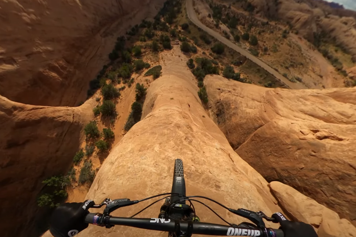 Rémy Métailler Shows New Angle Of Enormous Rock Drop In Squamish - BikeMag