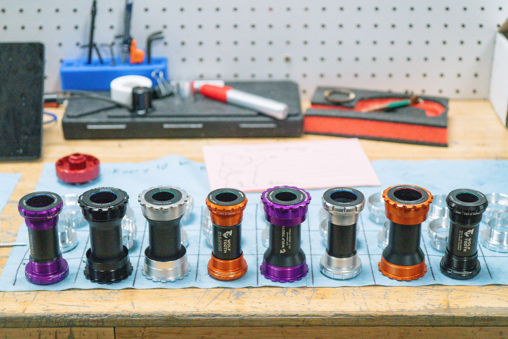 Wolf Tooth Expands BSA and T47 Bottom Bracket Colors - BikeMag