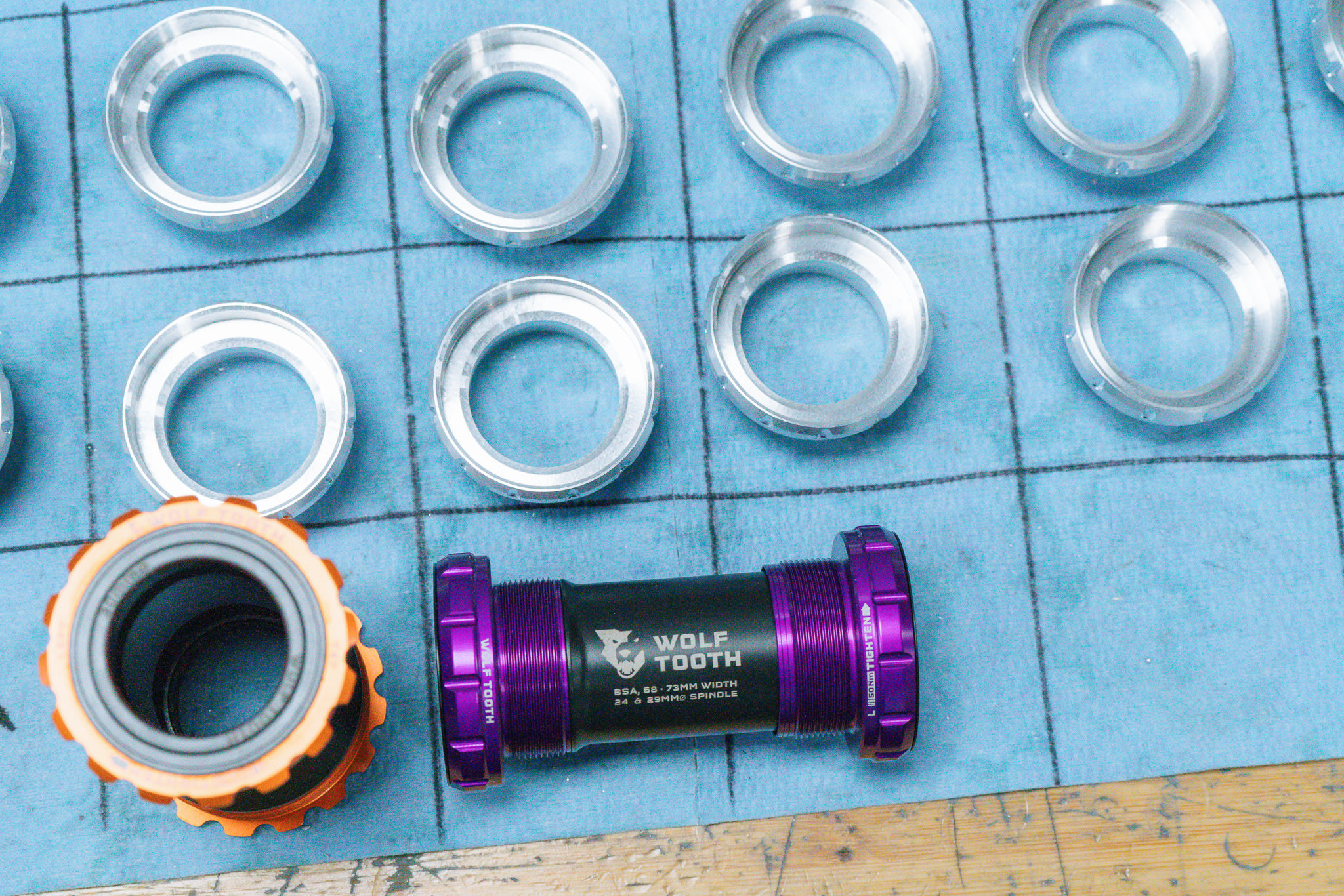 Wolf Tooth Expands BSA and T47 Bottom Bracket Colors - BikeMag